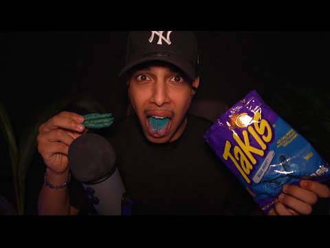 ASMR Trying Takis Blueheat For The First Time (ASMR Eating) - YouTube