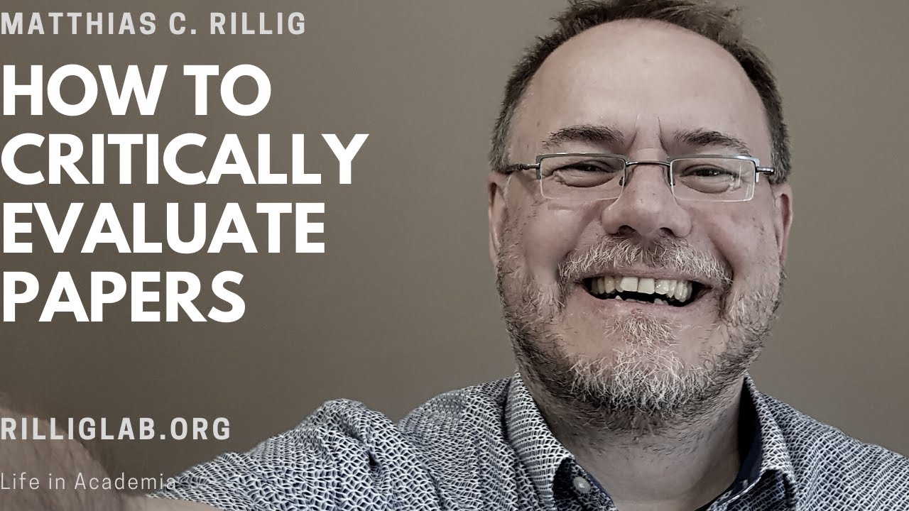 How to critically evaluate a research paper (in ecology) #phd #academic ...