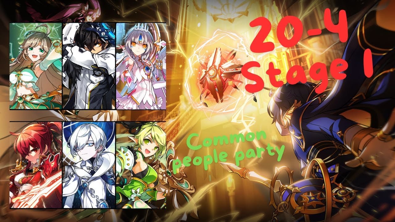 Elsword INT 20-4 Stage 1 Common people party - YouTube