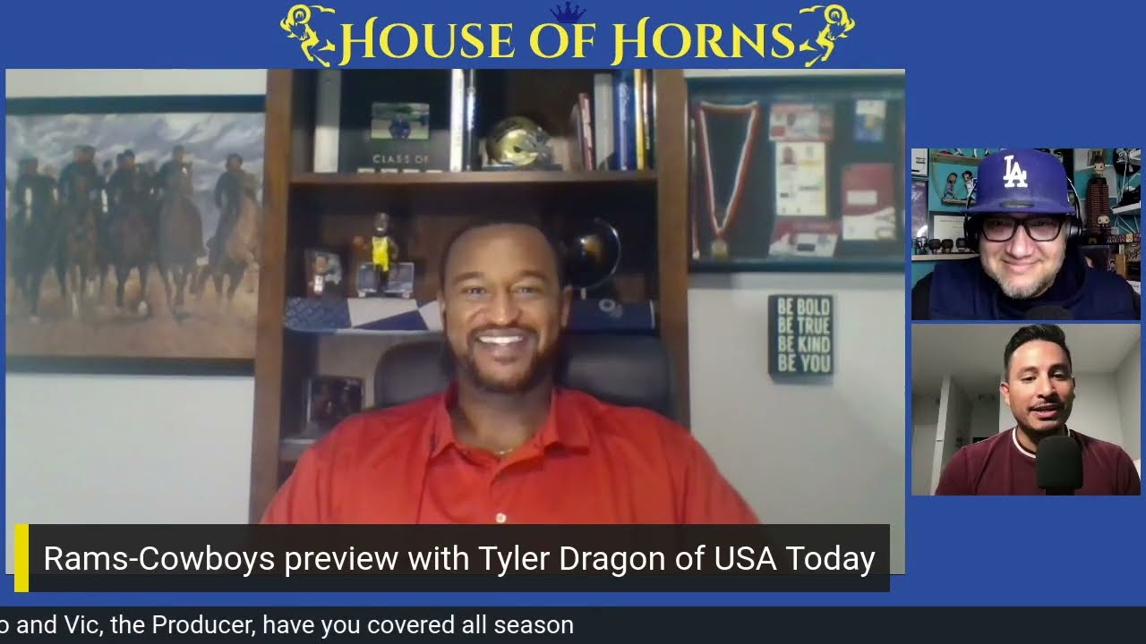 Rams-Cowboys Game Day preview with Tyler Dragon of USA Today - YouTube