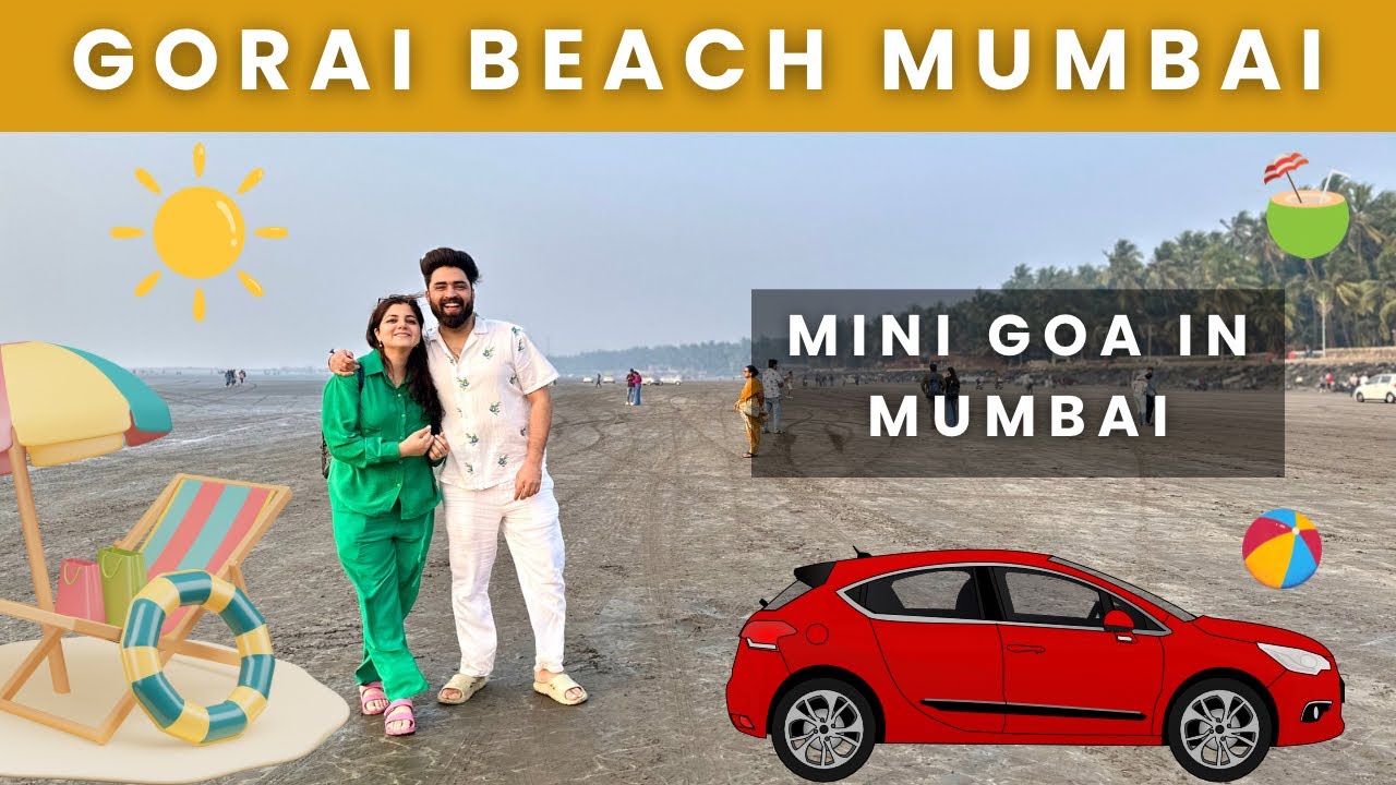 Gorai beach mini goa in mumbai || resty kamboj || neha bagga || resty ...