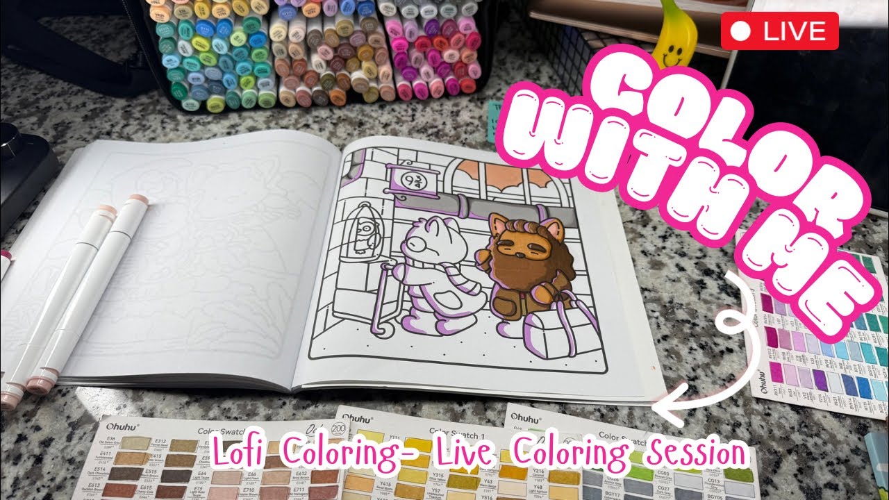Color With Me: Live Coloring Session with Hueful Beginnings # ...