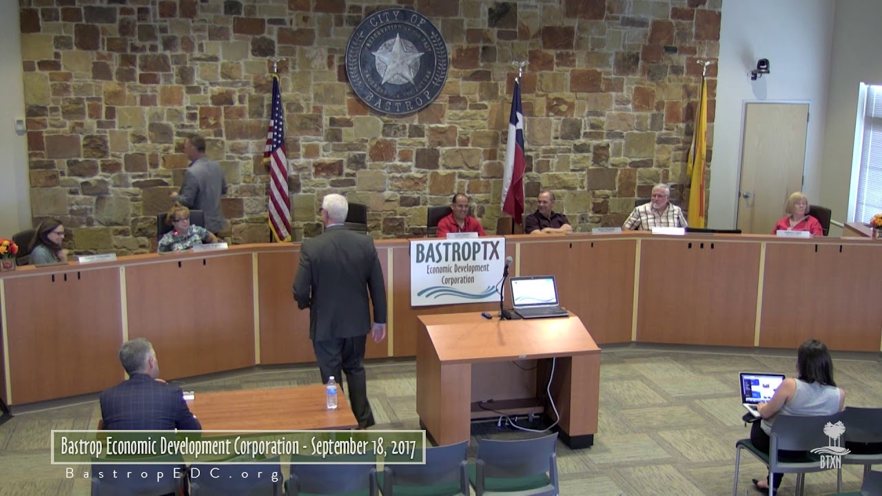 Bastrop EDC September 18, 2017 - YouTube
