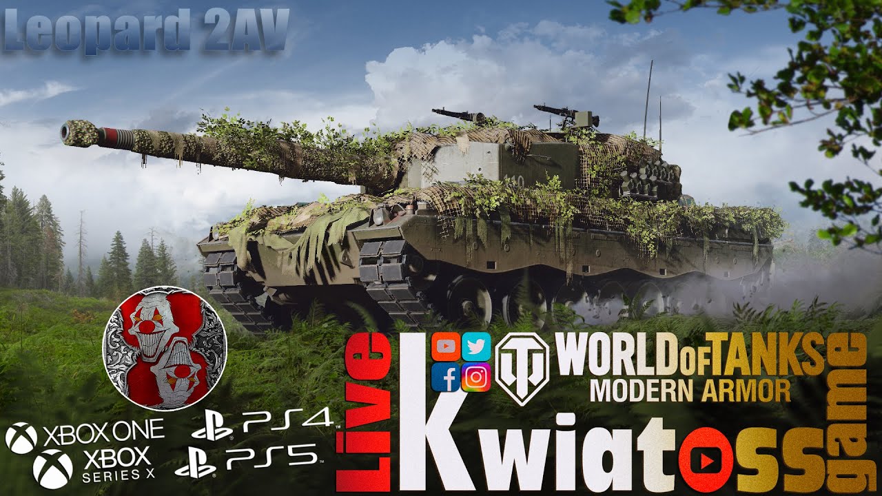 World of Tanks Modern Armor - Leopard 2AV #wotc #wot #kwiatoss - YouTube