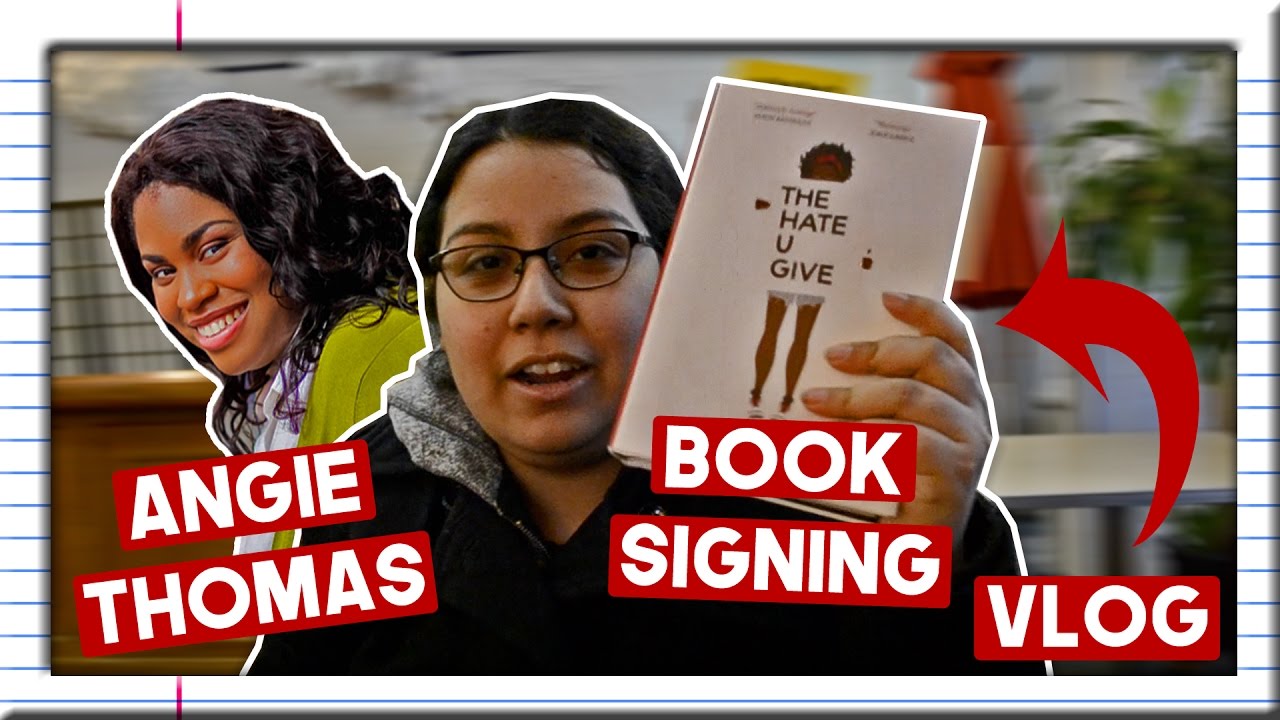 Angie Thomas Book Signing Vlog - YouTube
