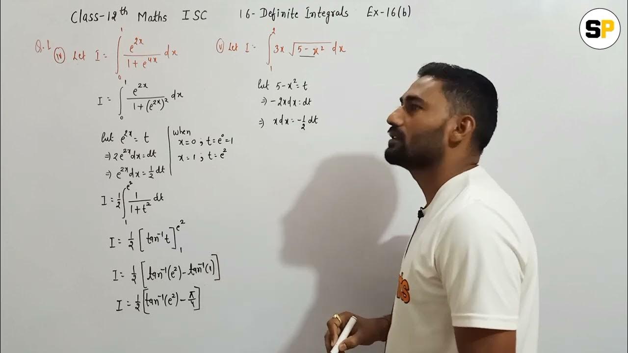 Class 12 Maths | Integrals | Definite Integrals | Integration | Chapter 16 | Ex-16(b) Q1 - YouTube
