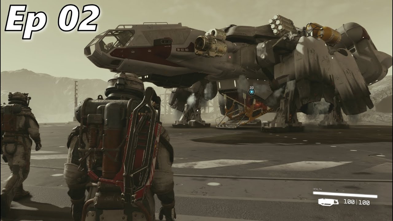 Starfield Ep 02 : 1st Gun & Space Combat. - YouTube