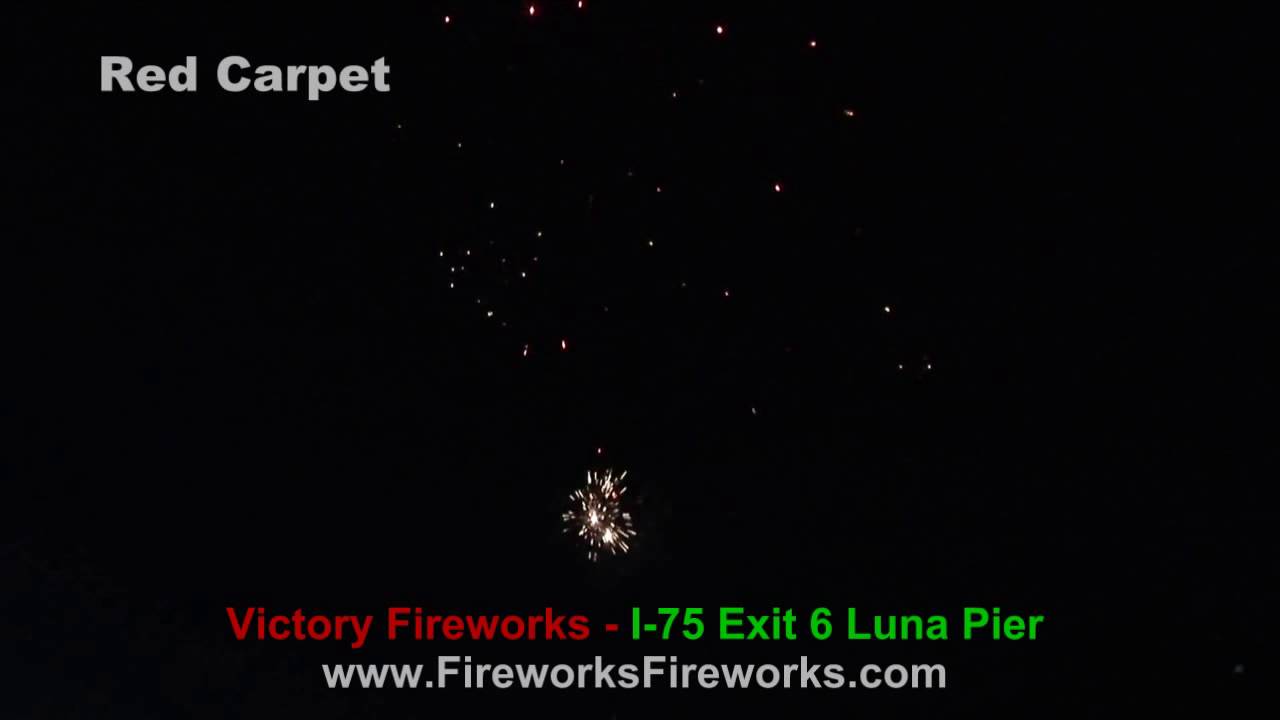 Red Carpet fireworks - YouTube