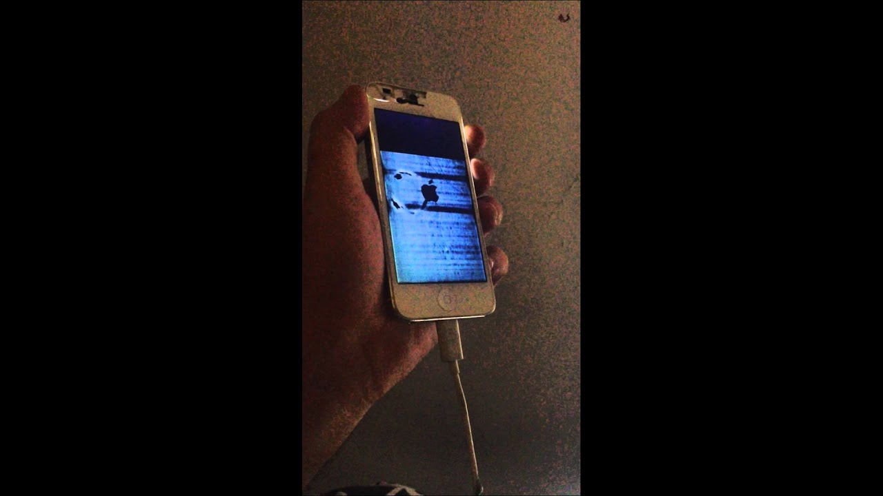 Iphone 5 (AYUDA) pantalla azul - YouTube