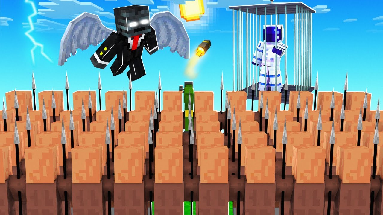 10,000 Villagers Try To Imprison Me - YouTube