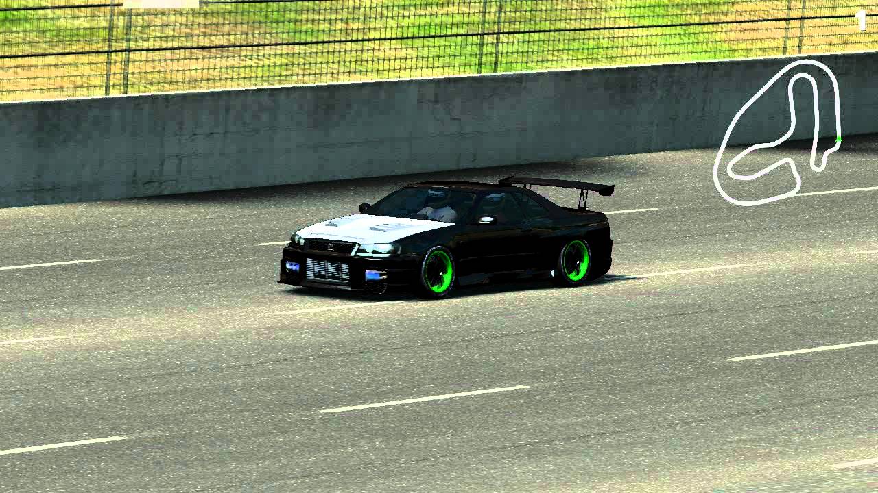 Nissan GT R34 Drifting - LFS - YouTube