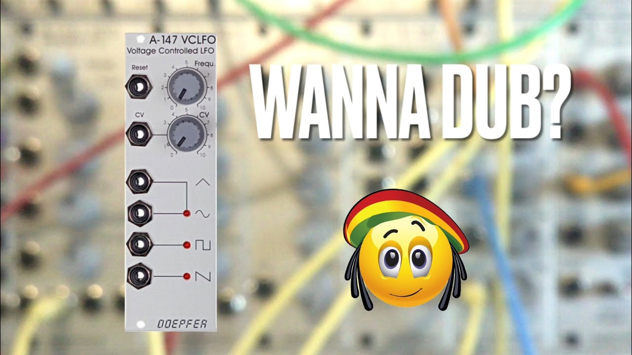 How to create modular dub bass lines and sirens, feat. Doepfer A-147 LFO - YouTube