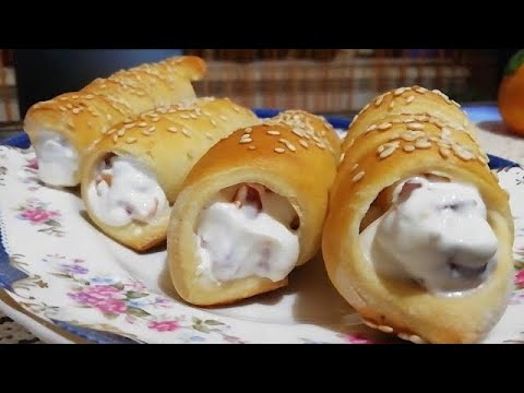 Slane punjene rolnice / Savory stuffed rolls - YouTube
