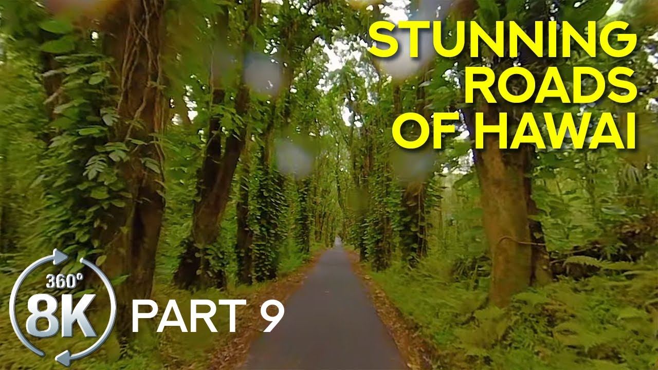 8K Stunning Roads of the Big Island, Hawaii - Virtual 360˚ Scenic Drive ...