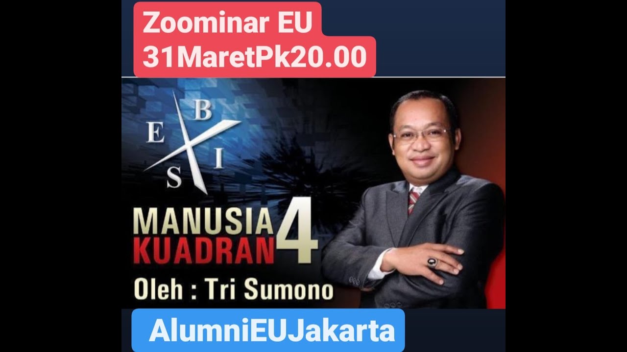 Mentoring EU Online Bersama Tri Sumono (Manusia 4 Kuadran) - YouTube