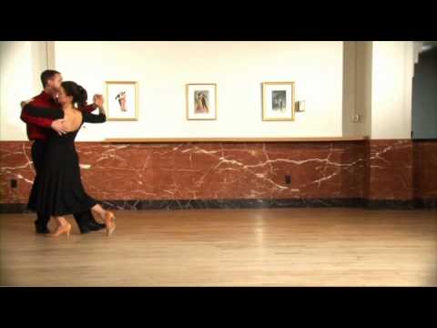 American Tango - Tango Walk - Virtual Ballroom Lessons - YouTube