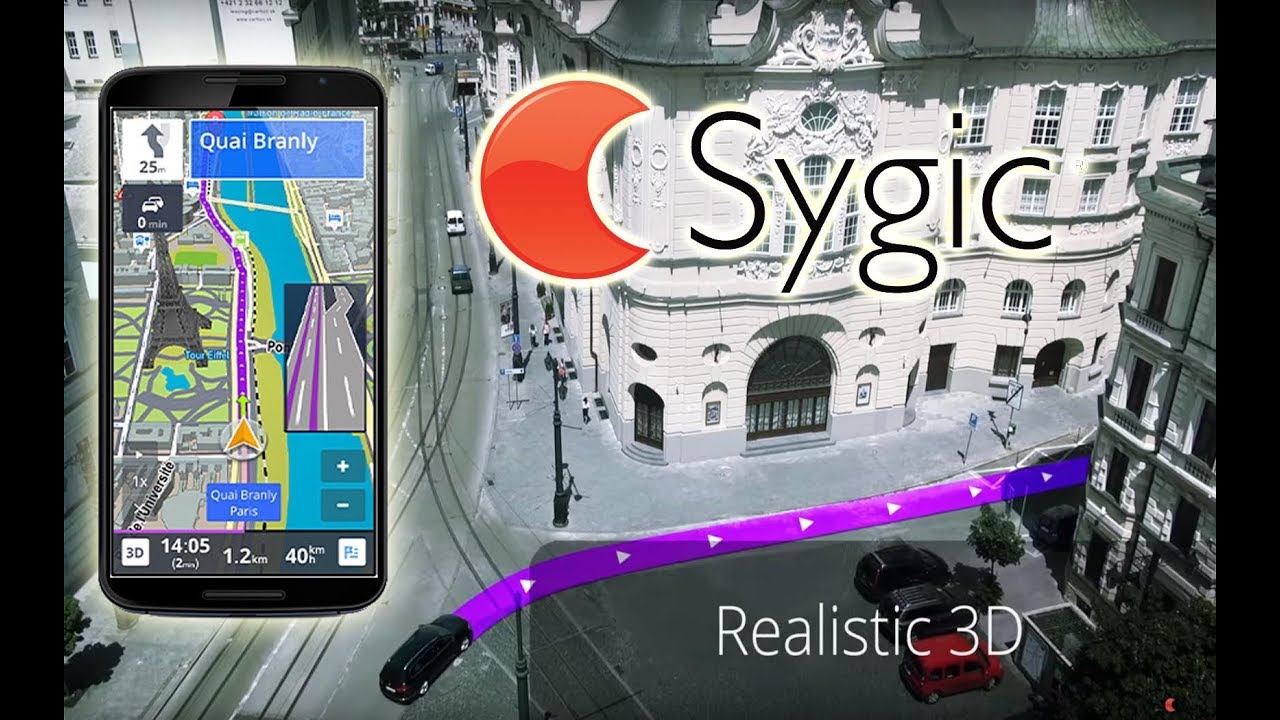 Sygic GPS Navigation for Android 17.2.10 Real View Navigation - YouTube