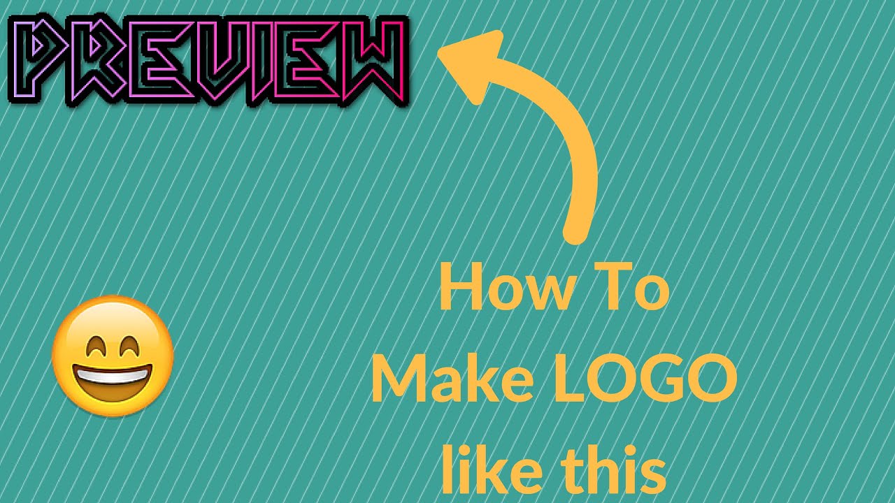 How To Get Cool Text Logo - YouTube