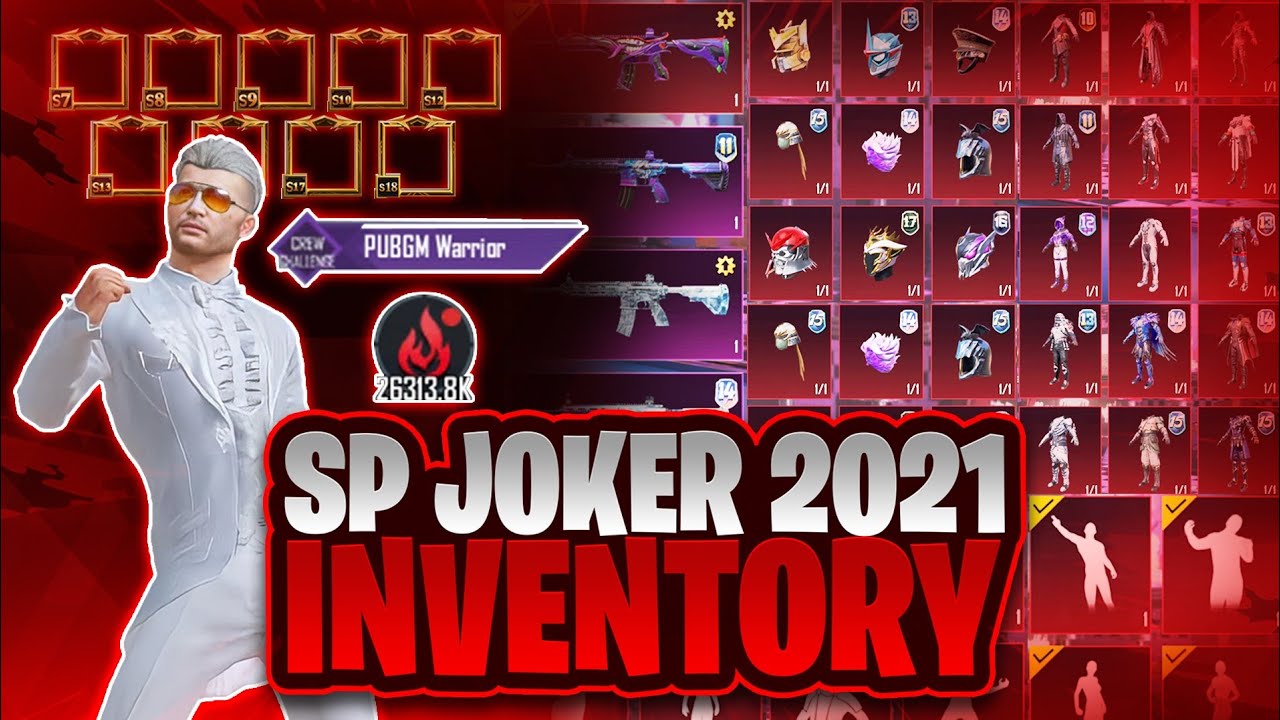 SP JOKER Mythic Fashion Inventory | PUBG MOBILE | SPJOKER🇵🇰 # ...
