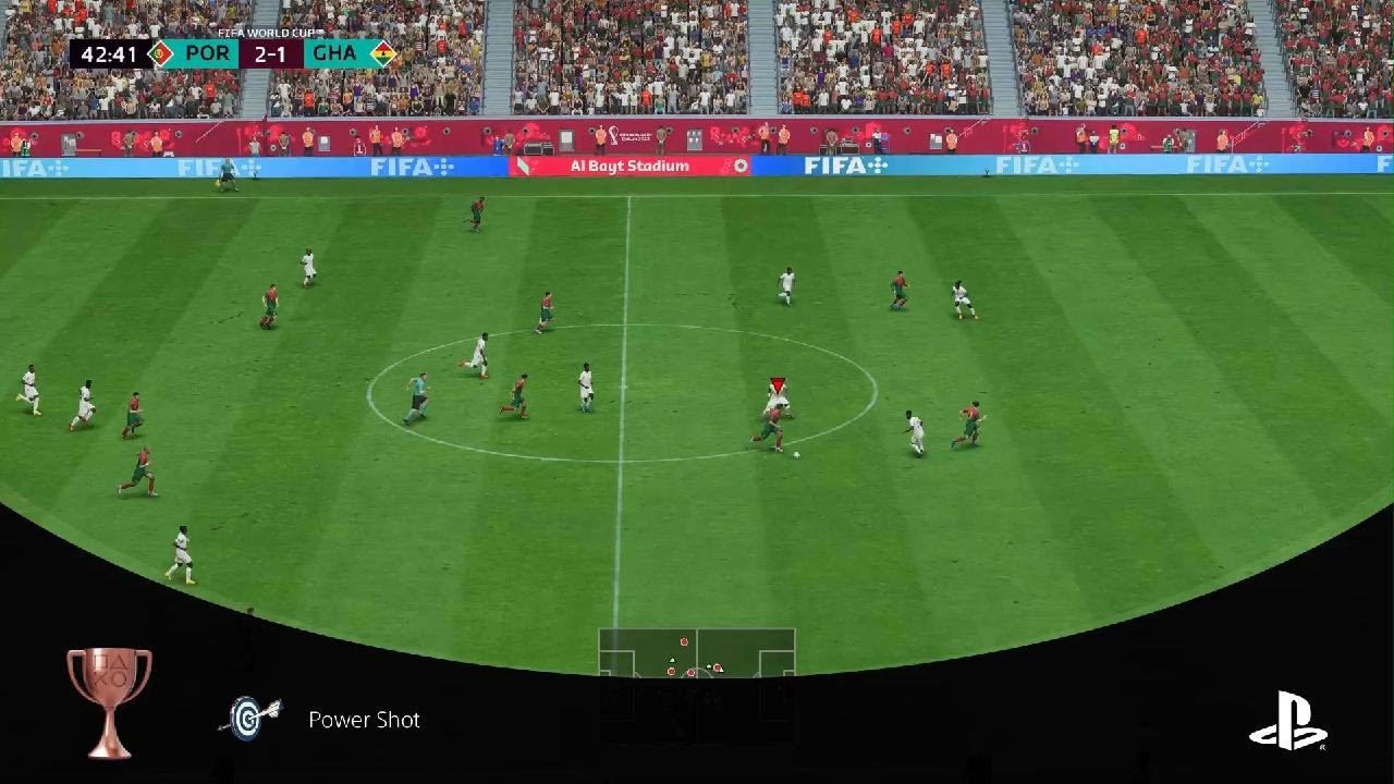 A typical Ronaldo pitch run and power shot goal - YouTube
