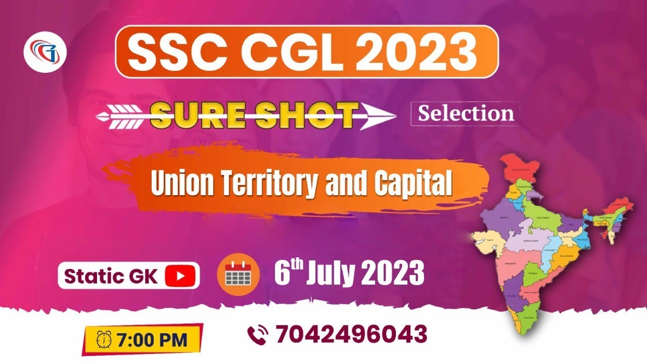 Indian States, Union Territories & Capitals | Static GK Important ...