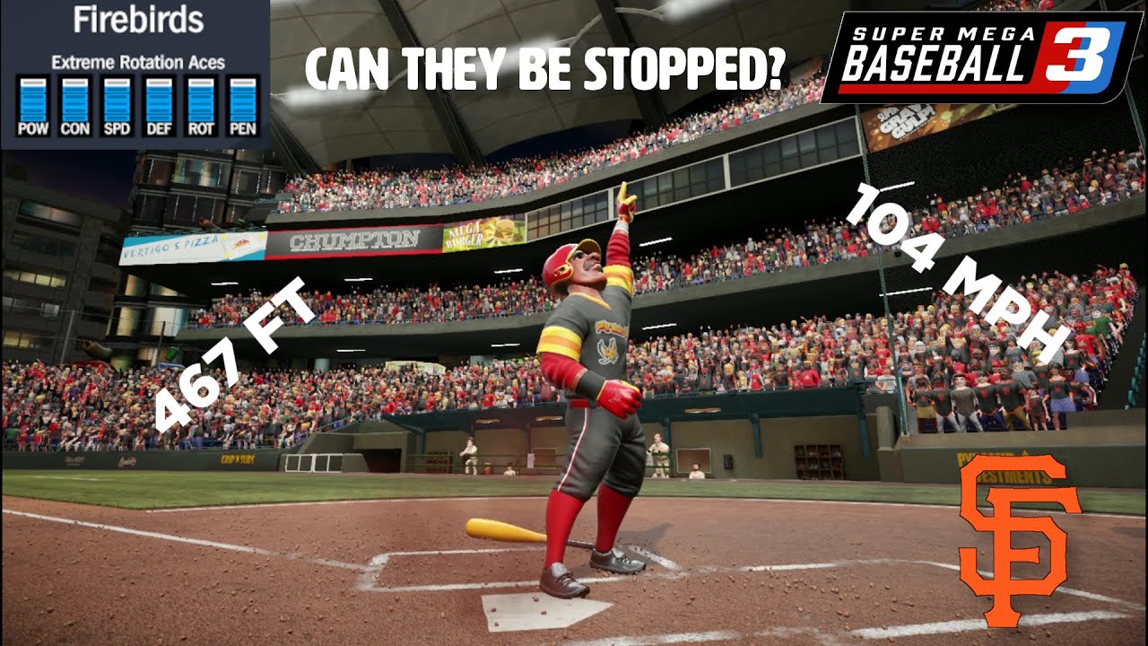 Taking on the Most Overpowered Team Ever | Super Mega Baseball 3 - YouTube