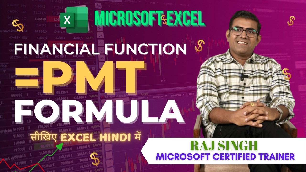 How to Use PMT Formula in Excel for Easy Loan Calculations - Raj Singh ...