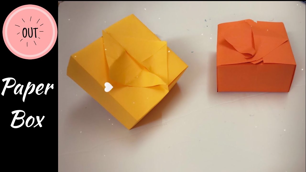 DlY: Handmade paper box|| How to make a peper gift box easily.. - YouTube