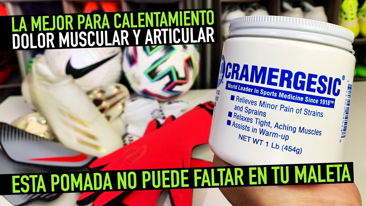 CRAMERGESIC | La mejor pomada para calentamiento y dolor muscular ...