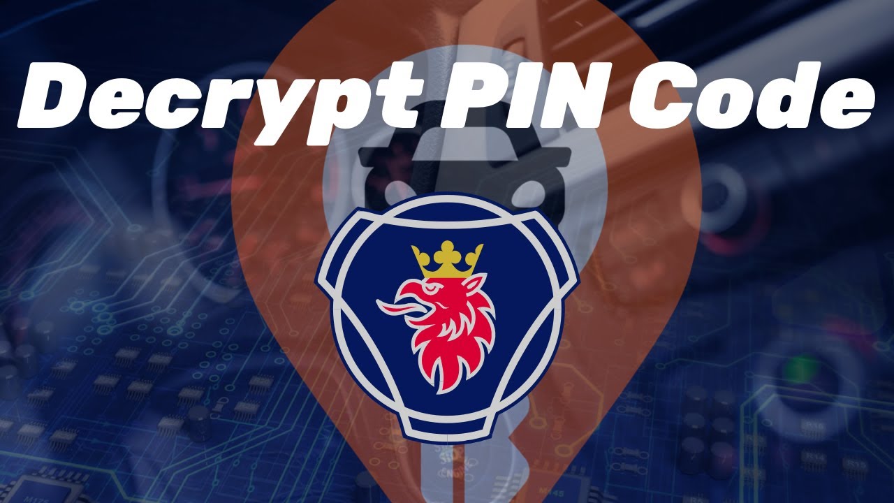 Scania immo PIN Code decryption / decrypter calculator (Encrypted Key ...