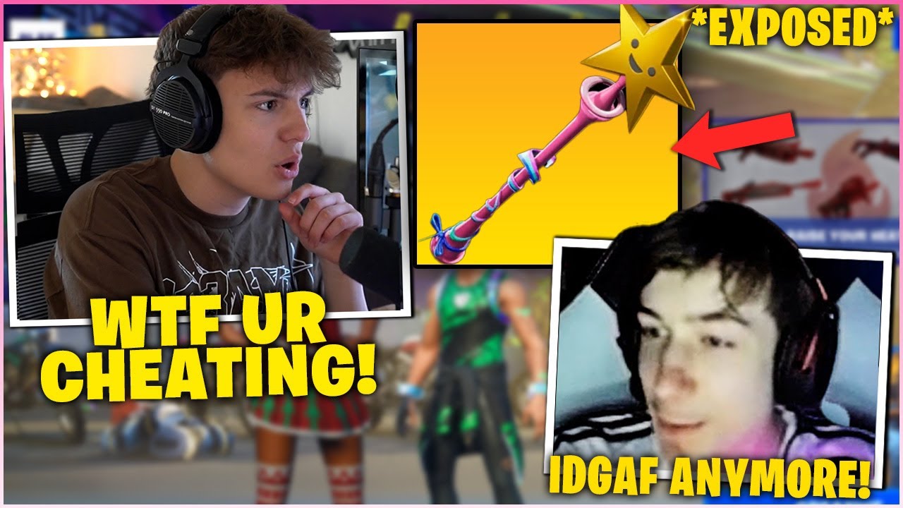 CLIX Finally EXPOSED PETERBOT PICKAXE HACK On LIVE STREAM! *PAY TO WIN ...