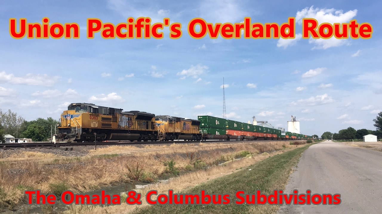 Union Pacific's Overland Route: the Omaha & Columbus Subdivisions - YouTube