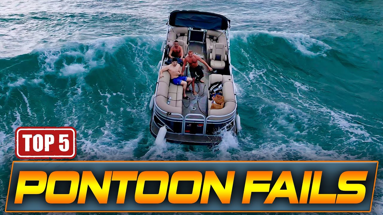 TOP 5 PONTOON BOAT FAILS AT HAULOVER INLET !! | WAVY BOATS - YouTube