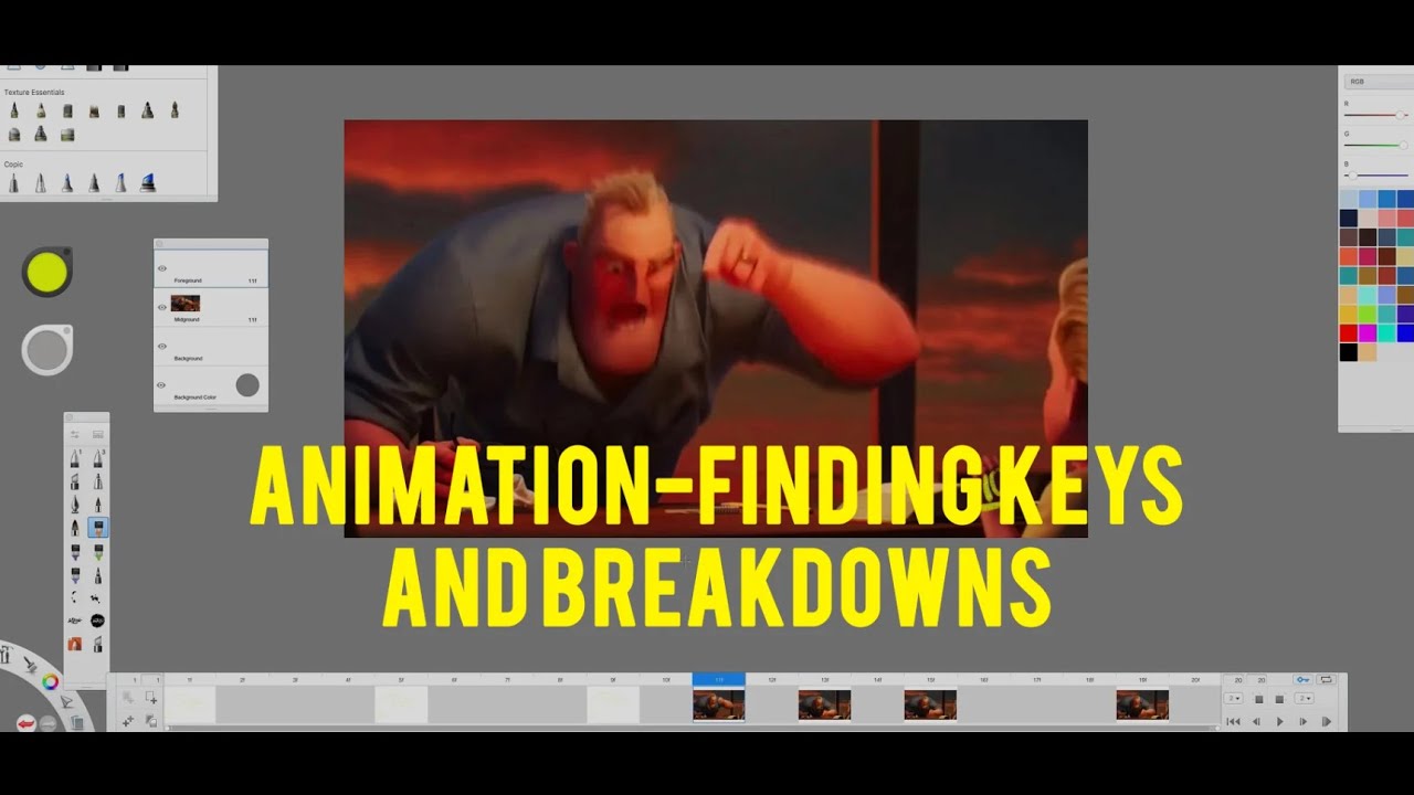 Video Reference Analysis Tutorial for Animation Finding Keys and ...
