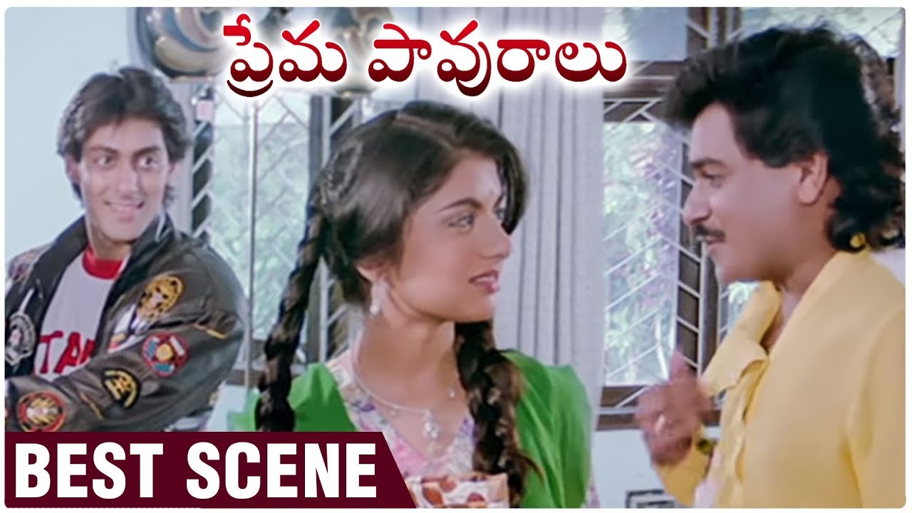 Prema Pavuralu Movie Best Scene | Maine Pyar Kiya | Salman Khan ...