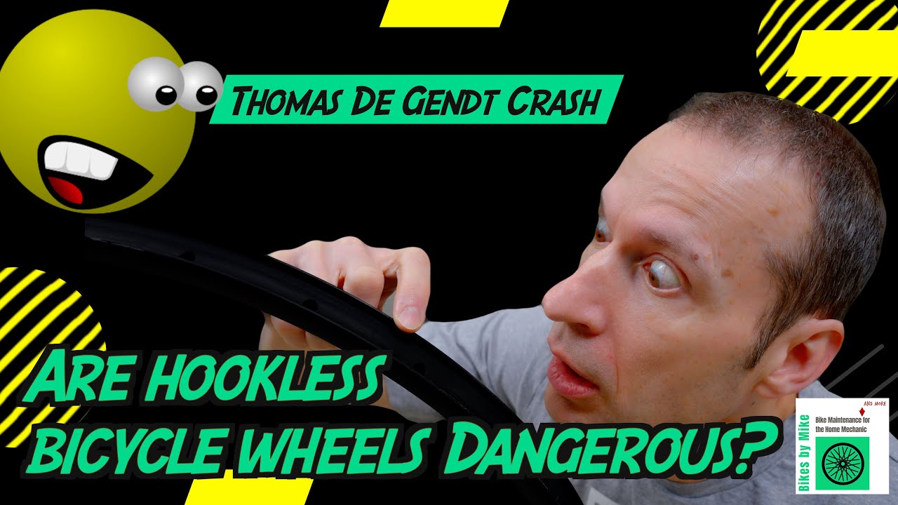 Are Hookless Bicycle Wheels Dangerous? The Thomas De Gendt Crash - YouTube