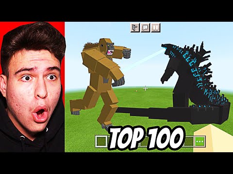 Top 100 Mobi Gigantici & Creepy din Minecraft !