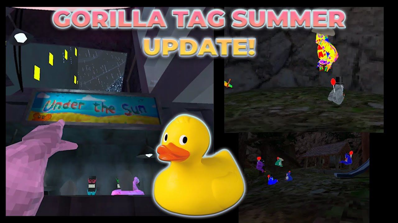 The Gorilla Tag Summer Update... - YouTube