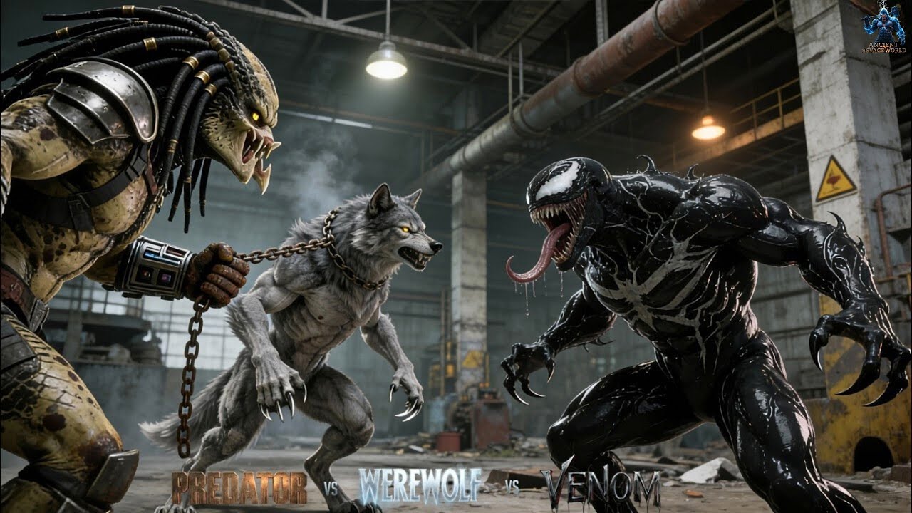 VENOM vs PREDATOR vs WEREWOLF | The Ultimate Horror Battle (2026) 4K ...