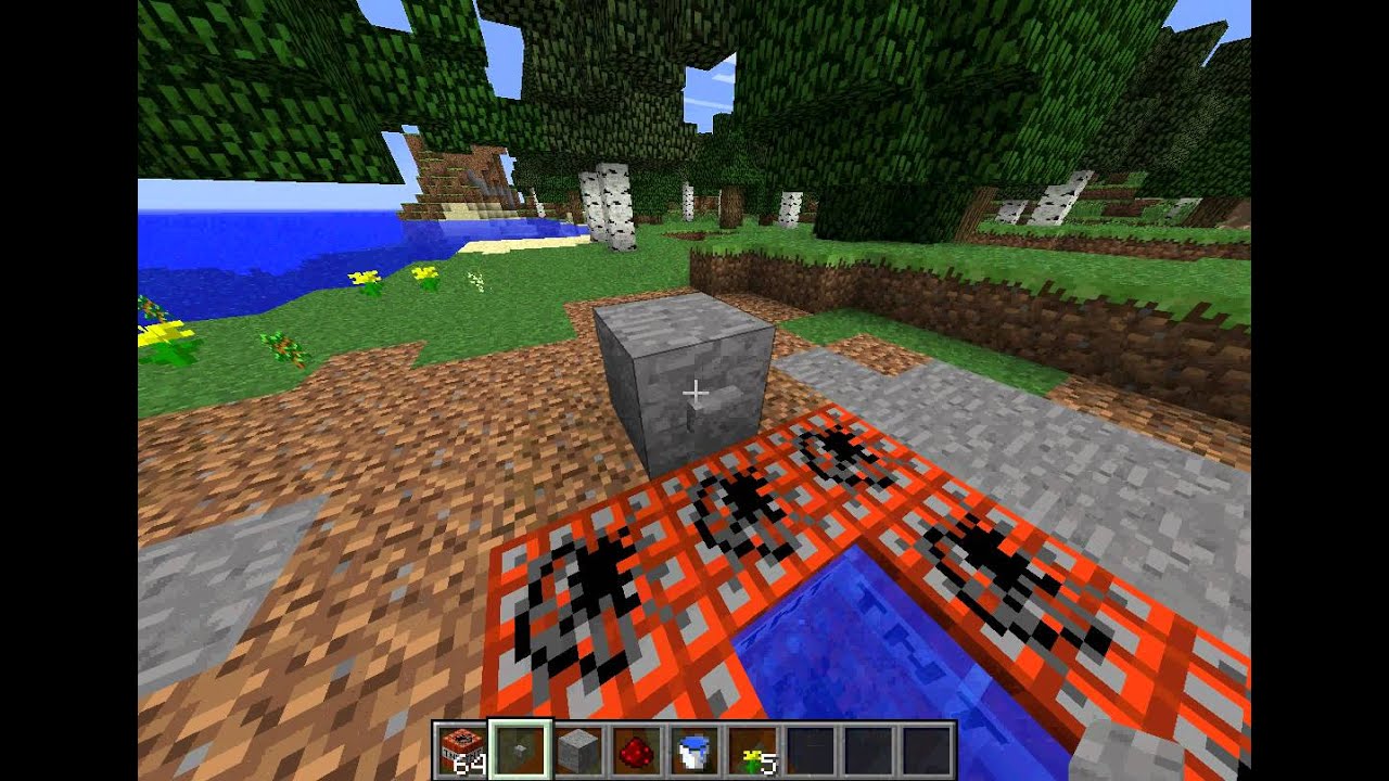 how to make a minecraft canon - YouTube