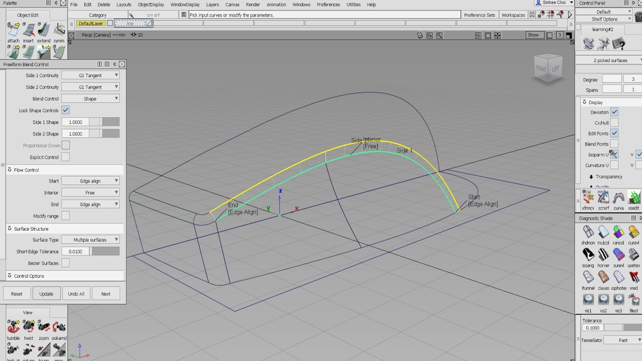 Alias Studio modeling - mouse 02 [sini] - YouTube