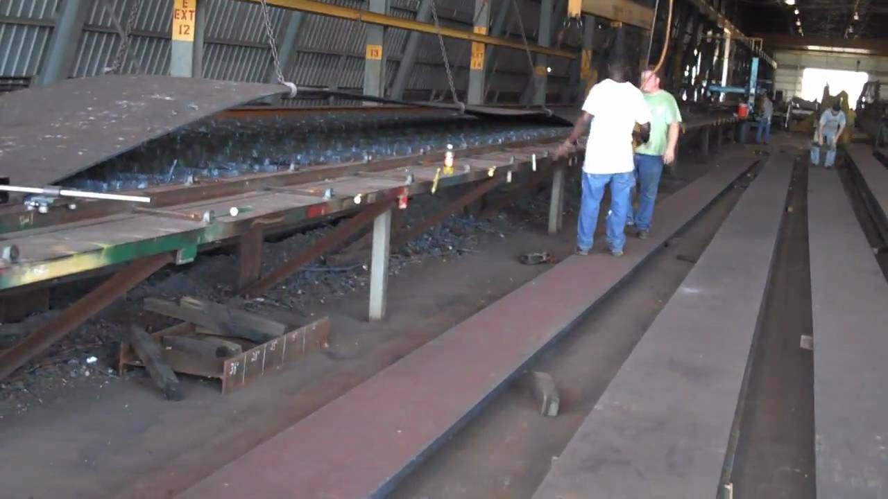 Tom with MoDOT explains steel assembly at the AFCO Steel Plant - YouTube