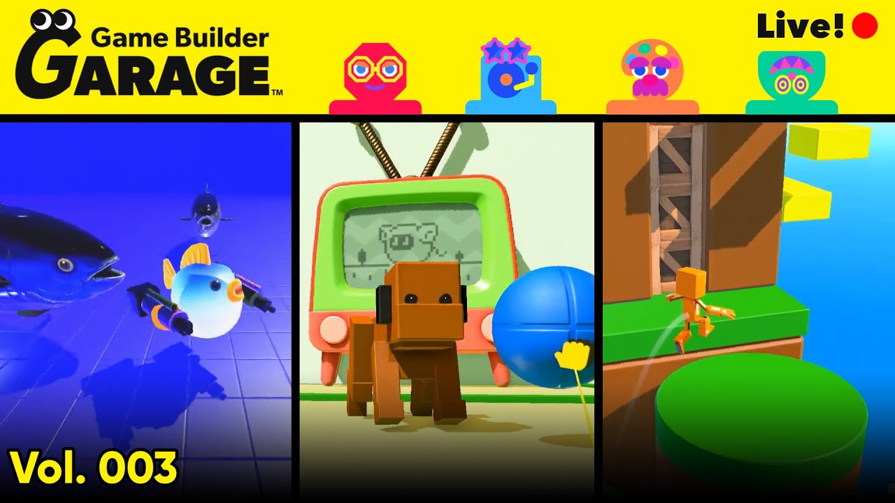 Game Builder Garage - Playing Custom Creations! Vol. 003 | Live! - YouTube
