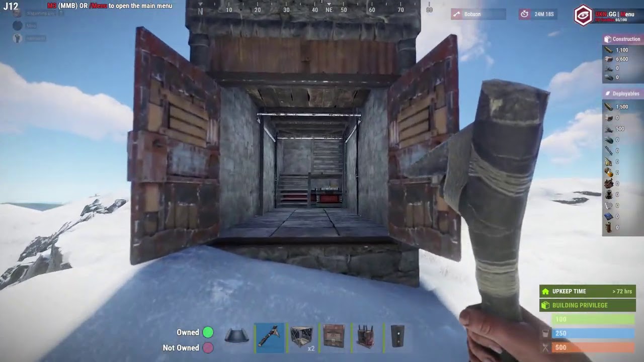 Rust - elevator trap base - YouTube