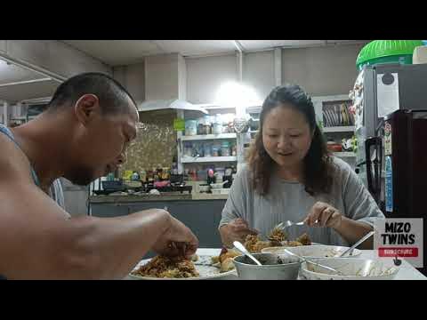Biryani mukbang | Mizo nupa biryani ei ni deuh tawp #vlog #twins #lunglei #mukbang #biryani # ...