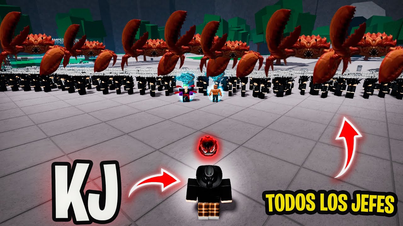 KJ ULTIMATE VS TODOS LOS JEFES EN THE STRONGEST BATTLEGROUNDS - YouTube