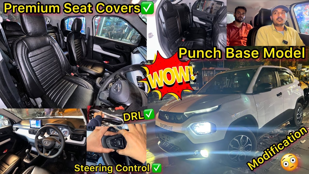 Tata Punch Base Model Modified Punch Pure Modified in Budget 58,000 ...