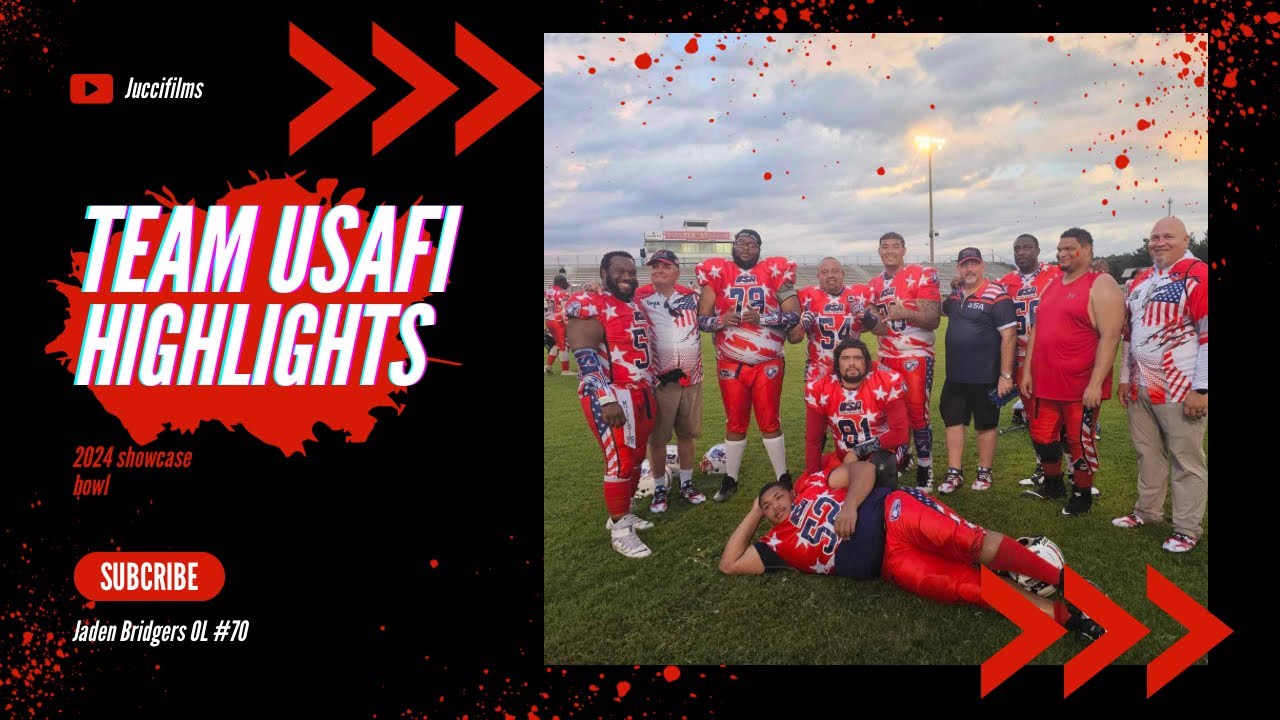 Team USA international offensive tackle Jaden Bridgers 2024 showcase ...
