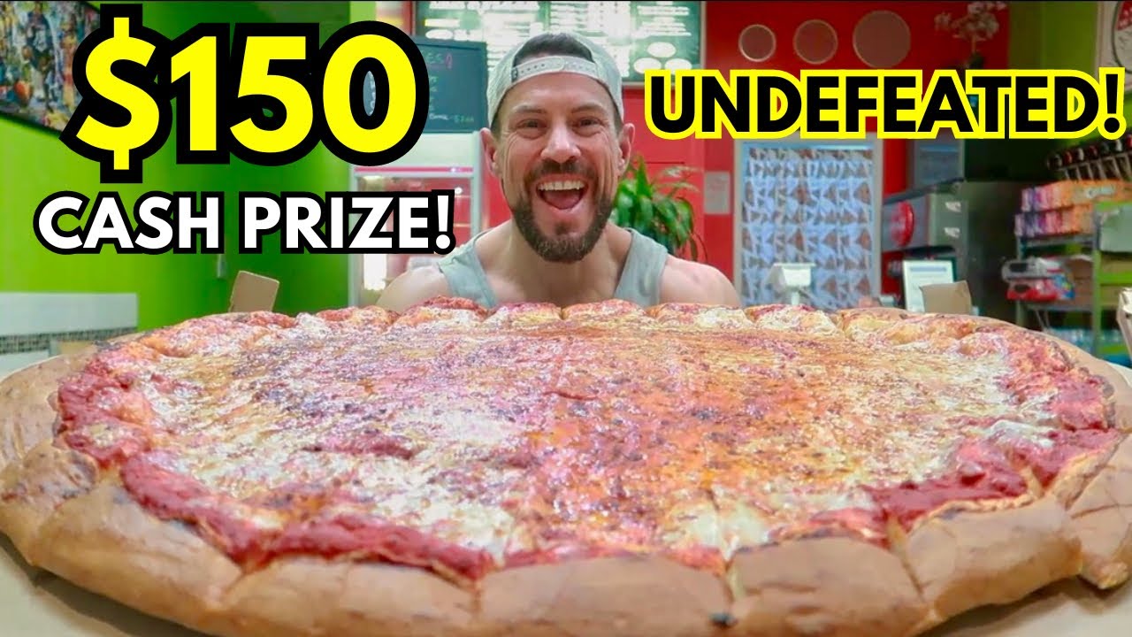 WIN $150 IF YOU CAN EAT THIS UNDEFEATED 28" PIZZA IN LESS THAN 30 ...