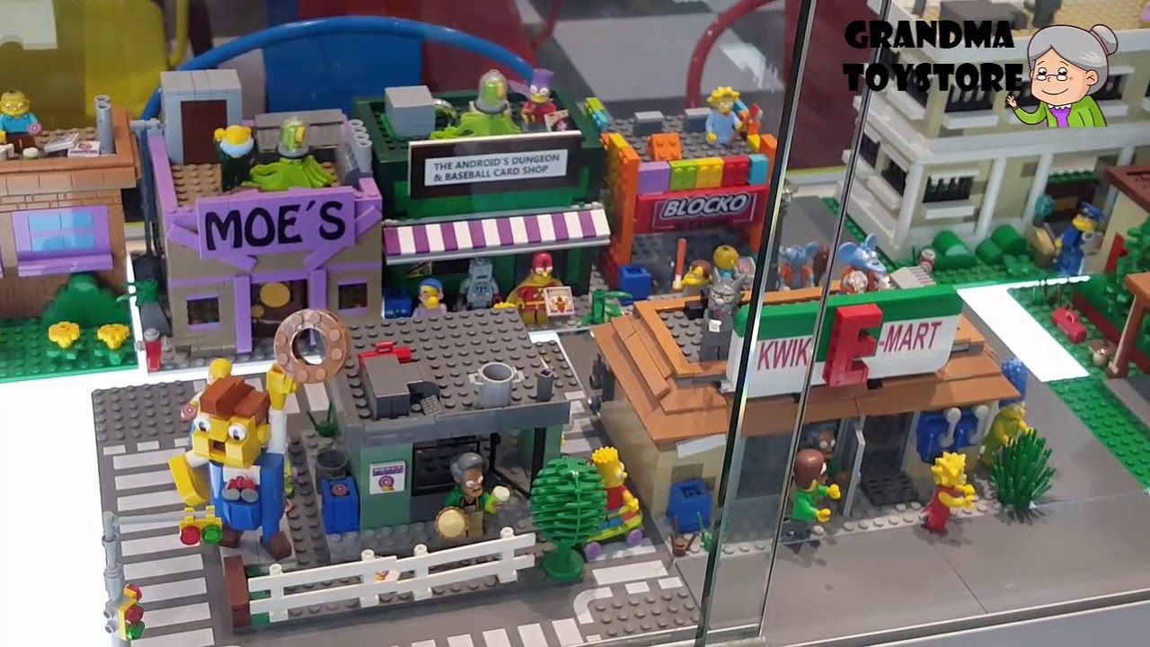 Unboxing TOYS Review/Demos - the simpsons springfield square Moe's bar ...